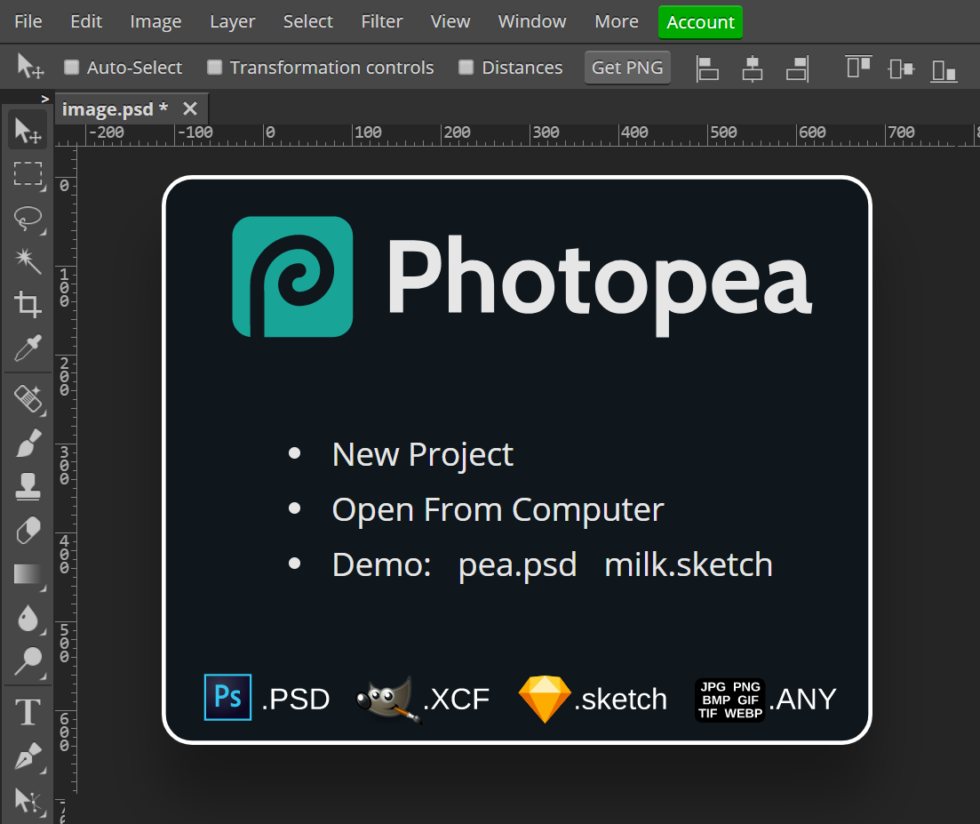 Photopea un Photoshop gratis y online – Academia de Diseño